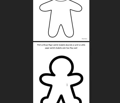 Gingerbread Bulletin Board Display | Gingerbread Craft by Teach it Taylored