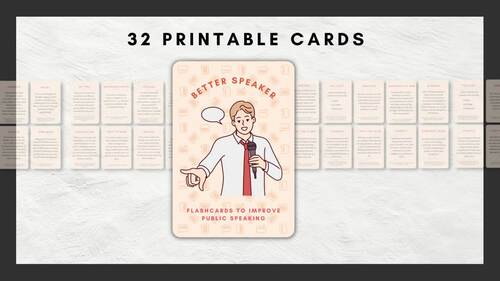 Public Speaking Improvement Tips and Techniques Flashcards | Public ...
