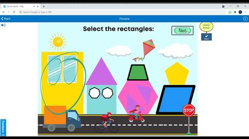 Polygon City Boom Cards by Hands on Learning LLC | TpT