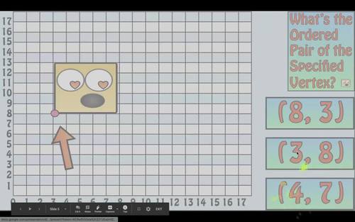 Math Moji: Coordinates & Ordered Pairs Google Slides Game + Anchor Charts