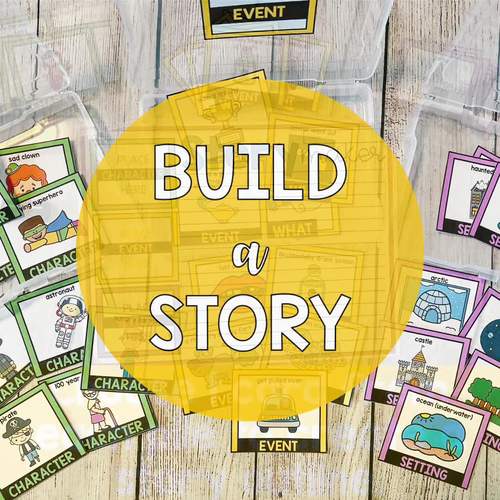 Build A Story Writing Center | Character | Setting | Event | TPT