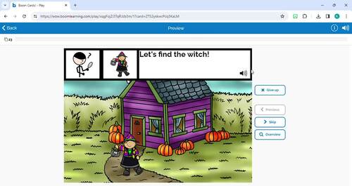Where's the Witch? Interactive Language Activity | TPT
