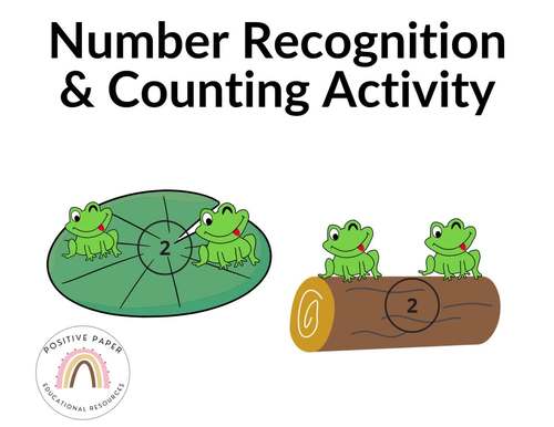 PreK-1 Number Recognition & Counting Activity Math Center | TPT