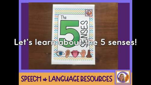 5 Senses Activities: Worksheets & easel version by Katrina Bevan