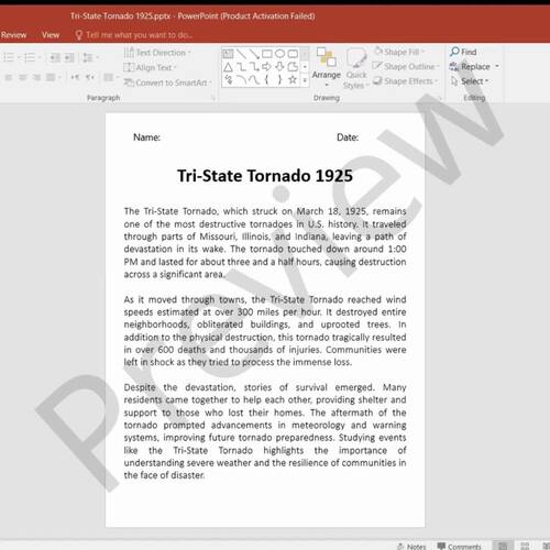 Natural Disasters in U.S. History Bundle – Informational Activities with
