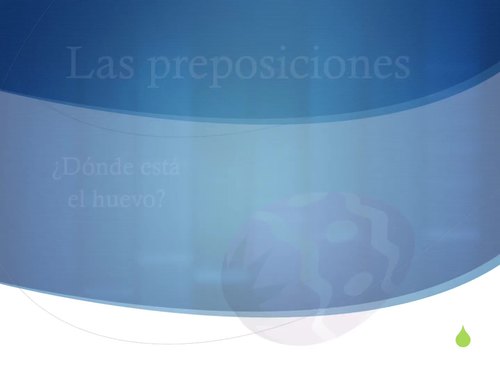 Spanish Prepositions of Place PowerPoint and Curriculum Distance Learning
