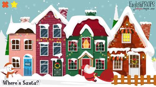 Where's Santa PowerPoint Game №88 by English PROPS | TPT