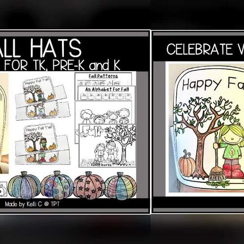 Crown Template for Fall Plus Additional Learning Activities by Kelli C