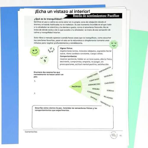 Teen Spanish SEL Activities, Middle School & High School Emotional ...