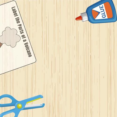 Parts of a Volcano Craft-Label the Parts of a Volcano-Science Activity ...