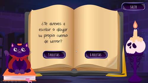 Ruleta Para Crear Cuentos de Halloween | PowerPoint Interactivo | TPT