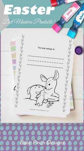 Spring Dot Marker ABC Coloring, Counting and Preschool Games Activity ...