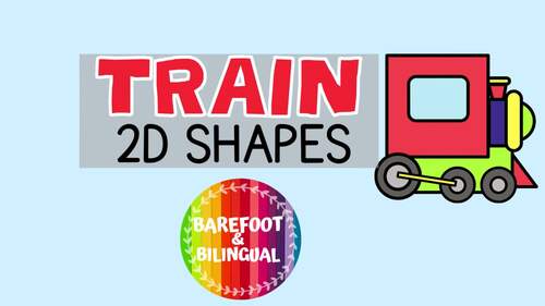 2D Shape Train Clipart - Build a Train Clipart | TPT