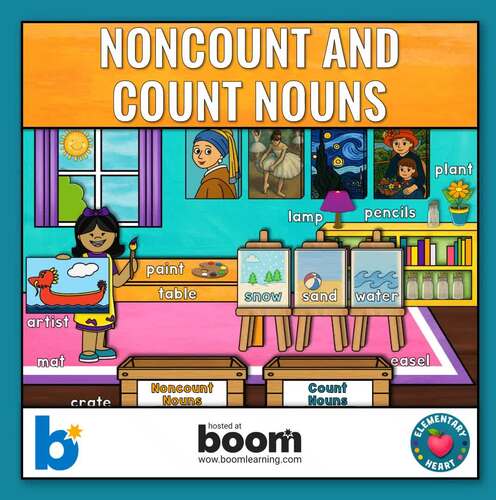 Count and Noncount Nouns - Boom Cards - 3rd-Grade - Interactive Digital ...