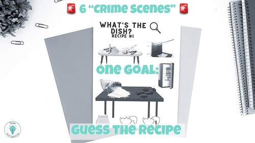 Recipe Activity - Middle School Reading a Recipe Activity for Culinary ...