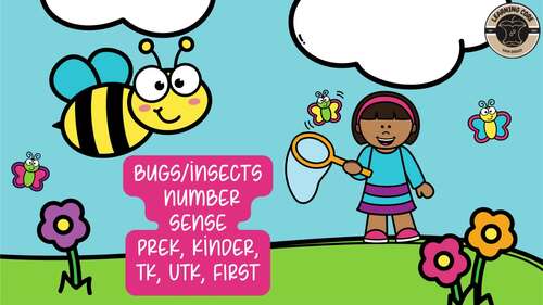 Bug Insect Math Worksheets Counting for PreK Kindergarten First TK May ...