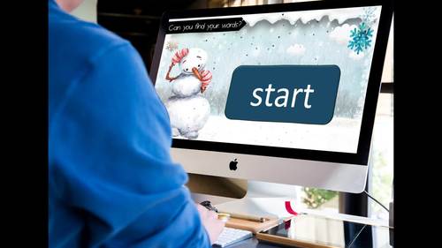 Editable Memory Game - winter theme by On Butterfly Wings | TpT