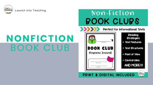 Nonfiction Book Club by Natalie Rance - Launch Into Teaching | TPT
