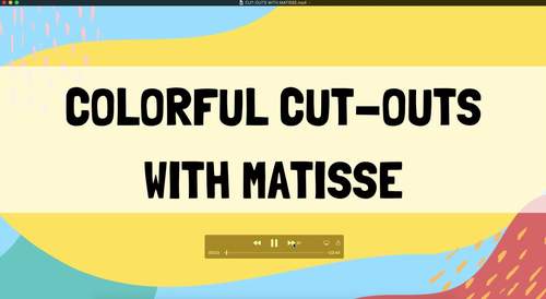 Henri Matisse Cut-Out Craft Activity by Teach Art History | TPT