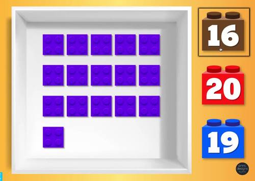 Boom Cards Remote Distance Learning • COUNT the Blocks 1-20 | TpT