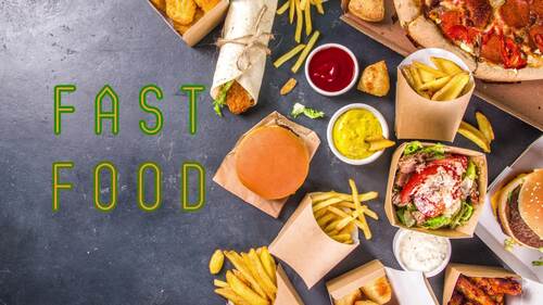 Fast Food: Speaking and Writing Comprehensive Lesson Pack | TPT