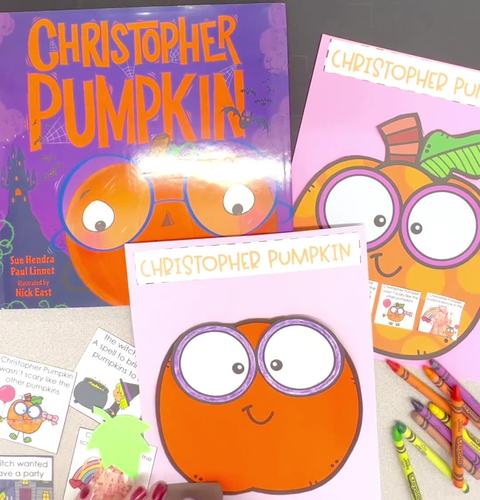 Christopher Pumpkin Read Aloud | Retell Craft | Sequencing Craft ...