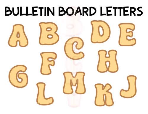 Printable Bright Bulletin Board Letters Bundle Pack, Checkered Alphabet ...