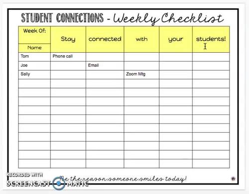 Digital Agenda | Checklists | May | EDITABLE by Saving Time 4 You!