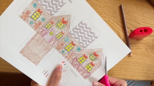 Gingerbread House Craft Kit Bundle - 4 Printable DIY Sets by Bitty Box ...