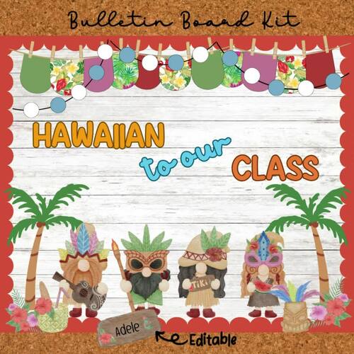 Gnomes Rolling into Summer Bulletin Board Kit - Gnome Summer Classroom ...