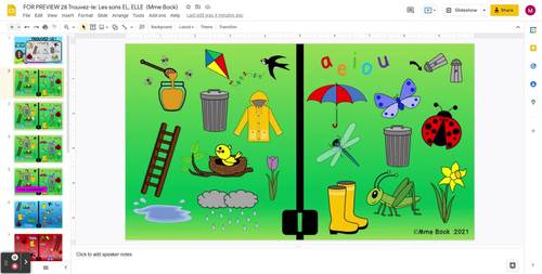 Trouvez-le! - Les sons EL, ELLE - Google Slides™ by Mme Bock | TPT