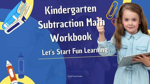 Kindergarten No Prep Addition Math Workbook by DIGIFUSIONLABS | TPT