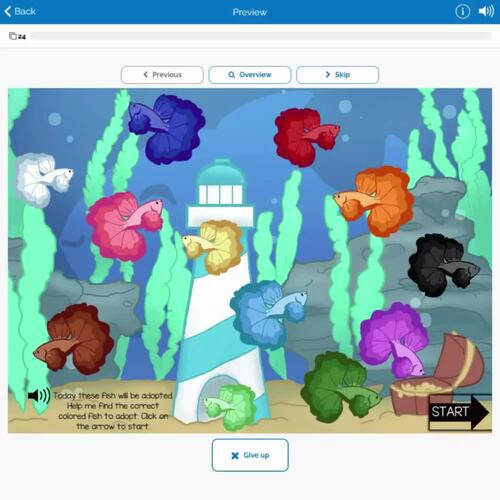 BOOM™ CARDS a Digital Math Resource to Count Colorful Fish with Subtraction