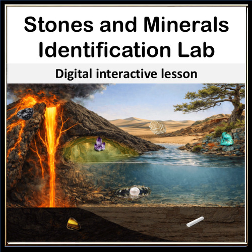 Stones and Minerals Identification Lab by Nature Online | TPT