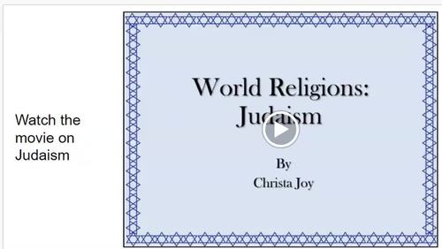 Judaism Unit for Special Education PRINT and DIGITAL World Religions
