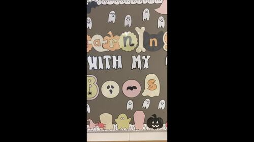 Halloween Bulletin Board Display for October | Learning with My Boos
