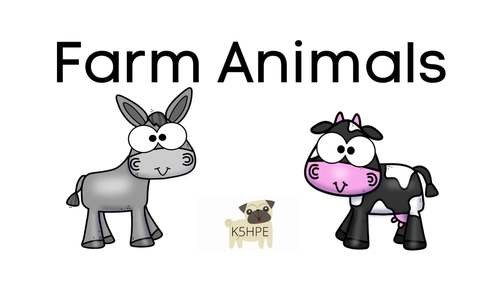 Farm Animals Sight Word Reader, Video and SLIDES by K5 Hidden Peak ...