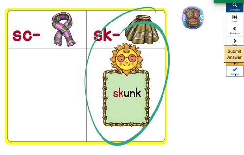 SUMMER BEGINNING CONSONANT L R S BLENDS GAMES PHONICS BOOM CARDS SORTS ...