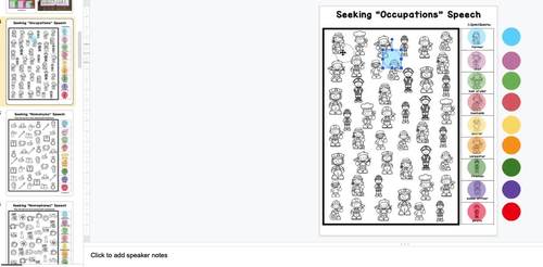 Speech Language Therapy Seeking Activity Google Slides by Speech Dreams