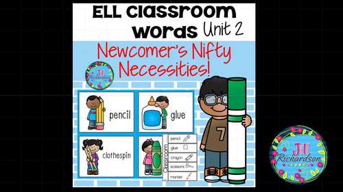 ESL Vocabulary - School Vocabulary ELL Vocabulary - Unit 2 by Jill ...