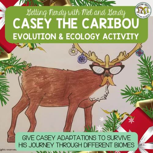 Winter & Holiday Science Craft for Evolution & Ecology: Caribou Camouflage