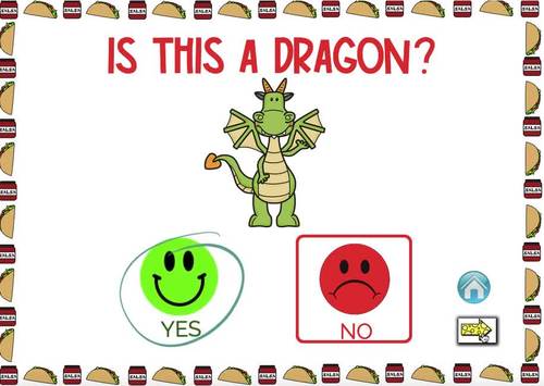 Dragons Love Tacos Book Companion Boom Cards by Speech Rocks | TPT