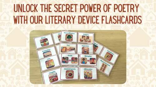 Hearth & Story Literary Terms Flashcards | Poetry | Homeschool | Middle ...