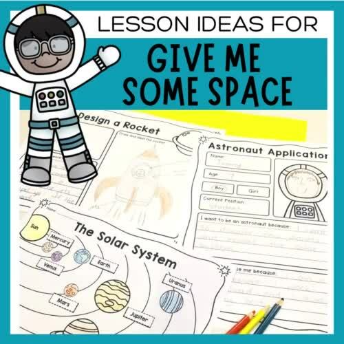Give Me Some Space Book Study Worksheets and Activities by Little ...
