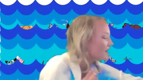 Food lost at sea- Green screen activity with core words (category: food)