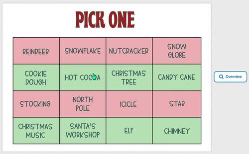 Christmas Gross Motor Movement Game | Boom Cards Deck by A Pedi PT