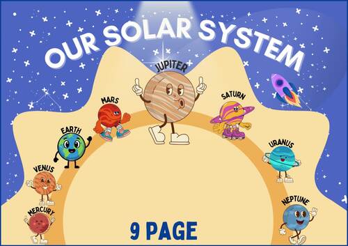 solar system astronomy poster for toddlers(59.4cmx42cm) by FUN Teaching ...