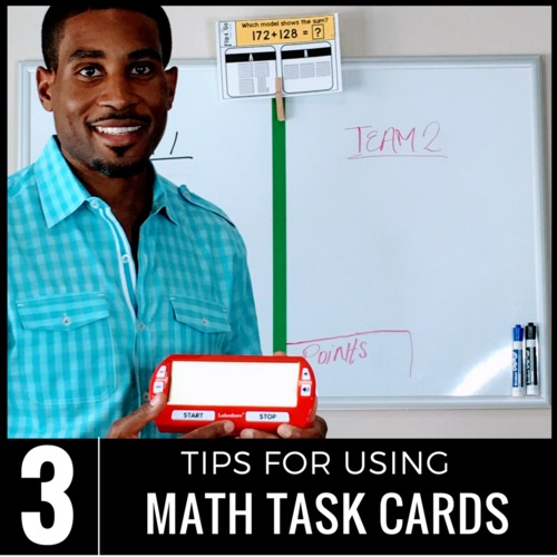 Tips for using Math Task Cards by Mr Elementary Math | TPT