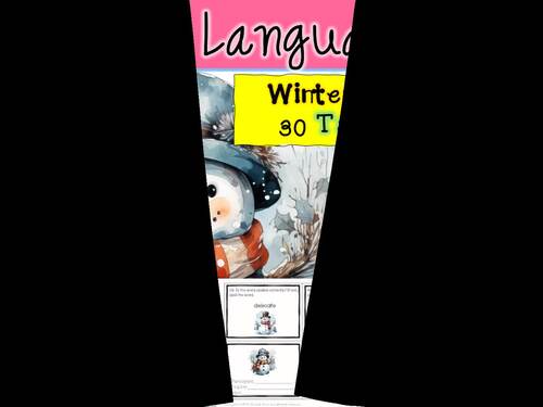 Winter Snowman 30 Spell Correctly Task Cards No Prep 6th Grade | TPT