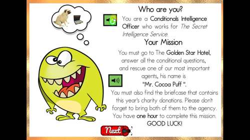 Conditionals | Types 0, 1, 2, 3 | Escape Room | Mix | 4 Types | TpT